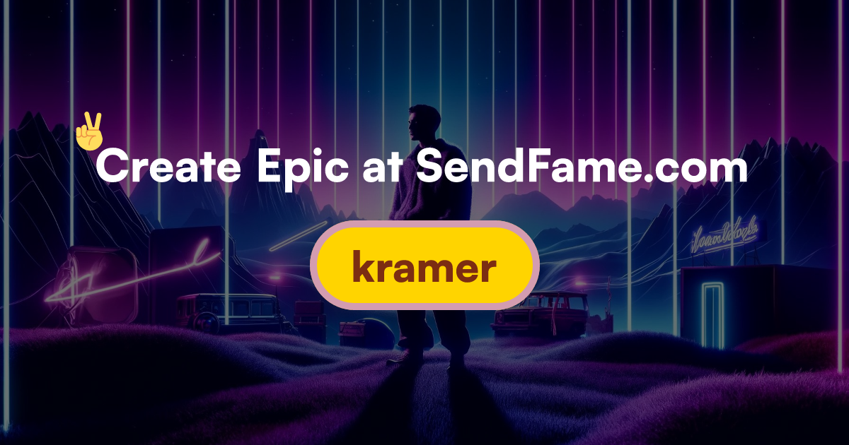 kramer AI Video Generator - SendFame