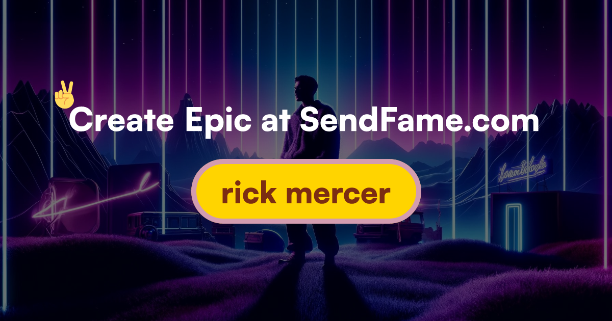 rick mercer AI Video Generator - SendFame