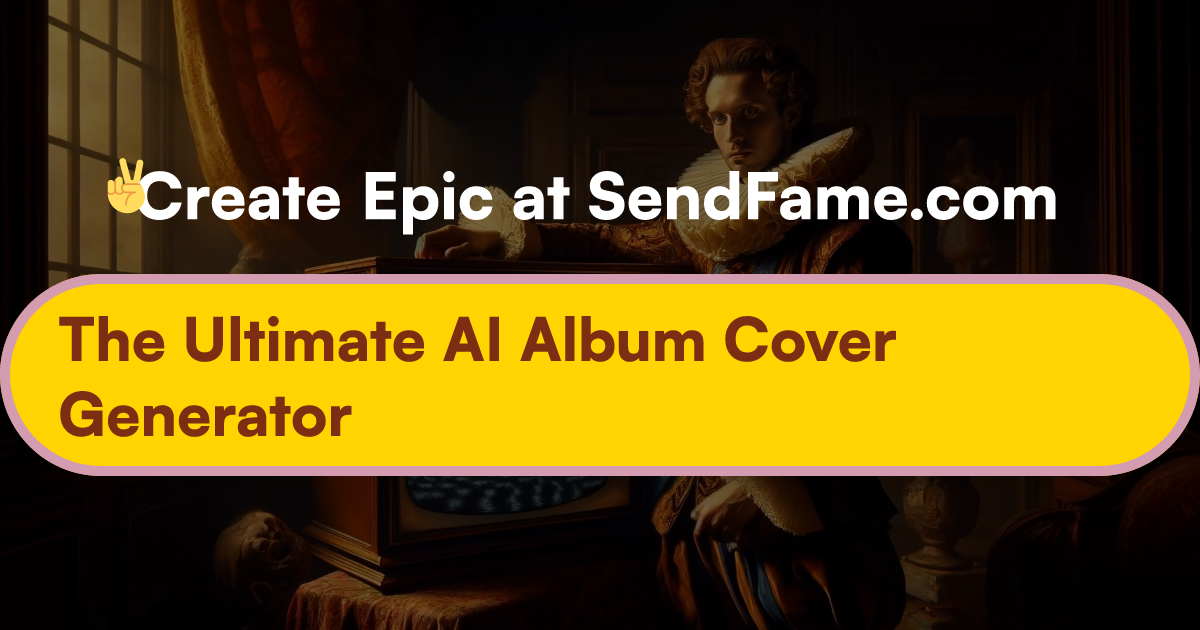 The Ultimate AI Album Cover Generator - Create AI Album Covers by SendFame