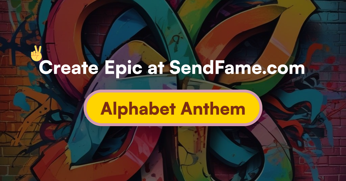 Alphabet Anthem | AI Music Generator Studio by SendFame