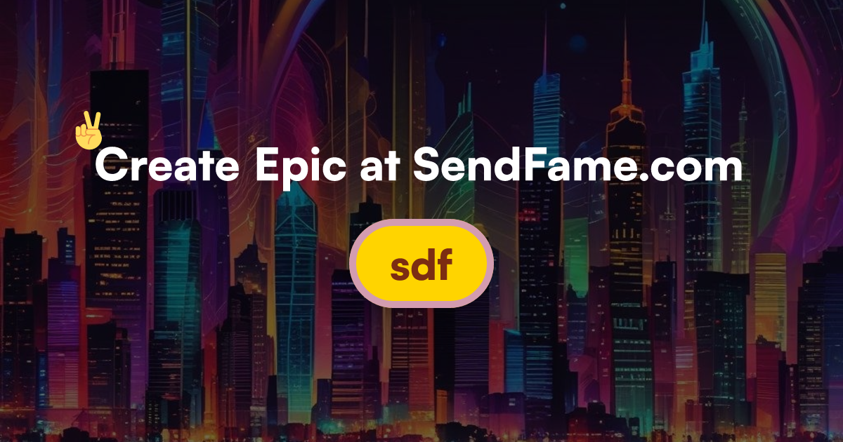 sdf | AI Music Generator Studio by SendFame