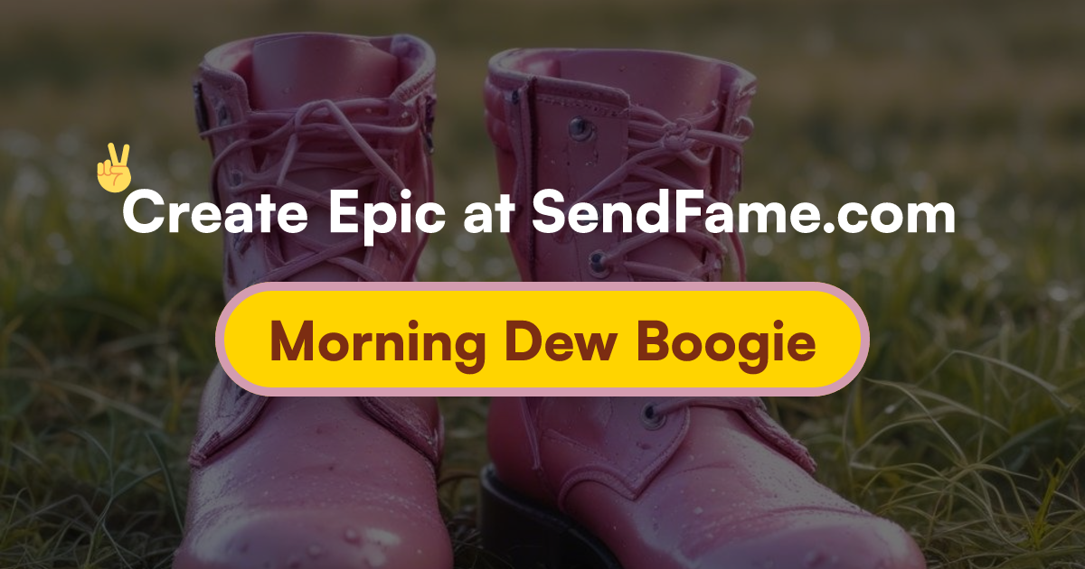 Morning Dew Boogie | AI Music Generator Studio by SendFame
