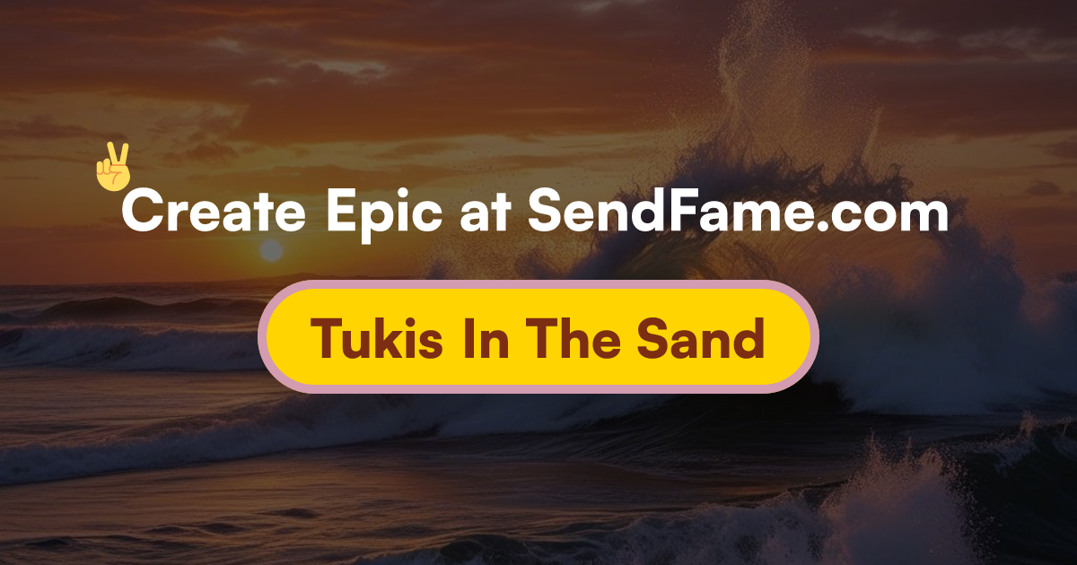 Tukis In The Sand | AI Music Generator Studio by SendFame