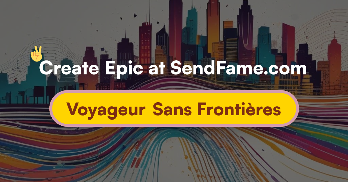 Voyageur Sans Frontières | AI Music Generator Studio by SendFame