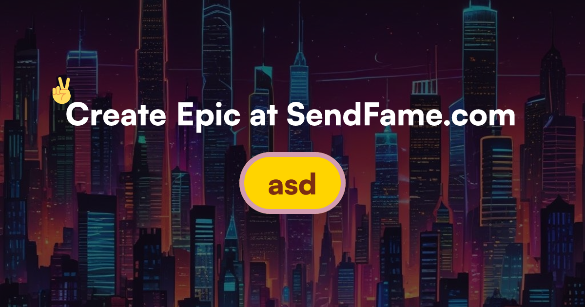 asd | AI Music Generator Studio by SendFame