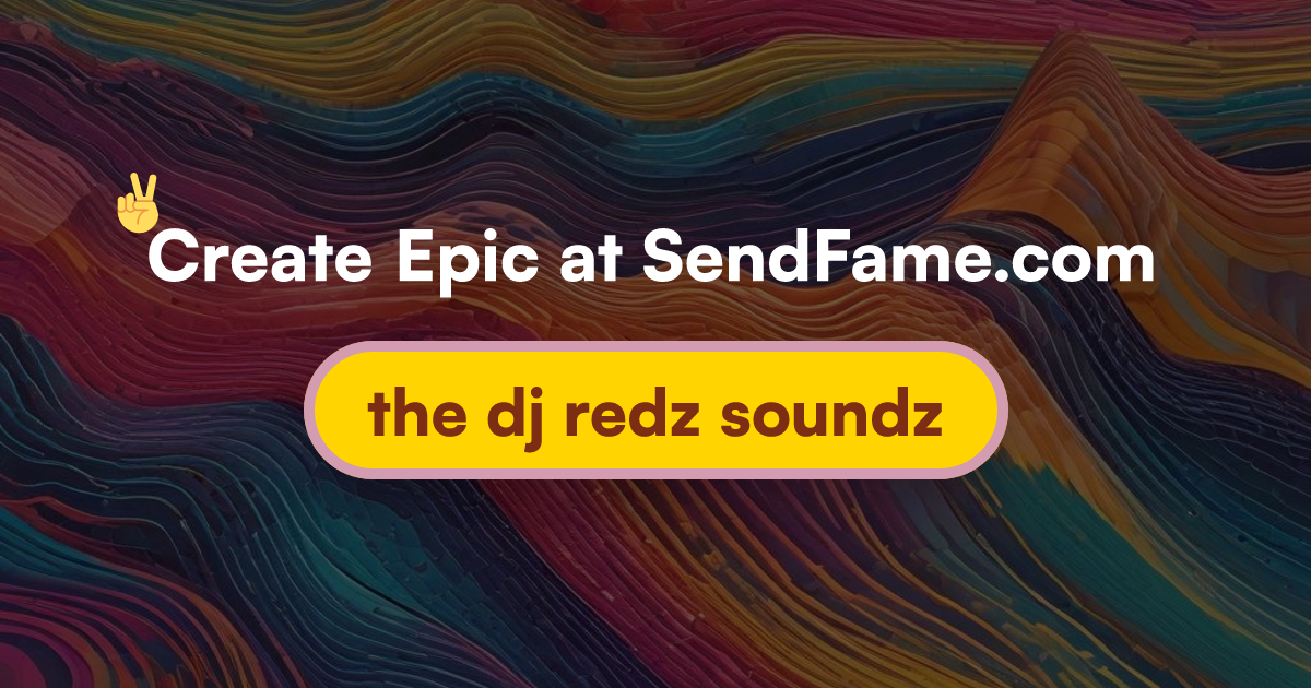 the dj redz soundz | AI Music Generator Studio by SendFame