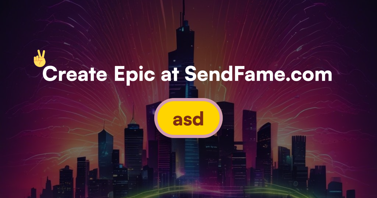 asd | AI Music Generator Studio by SendFame