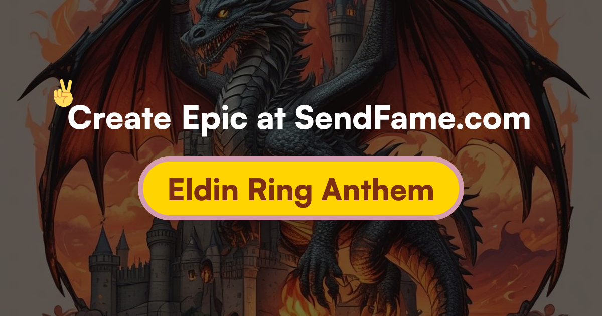 Eldin Ring Anthem | AI Music Generator Studio by SendFame
