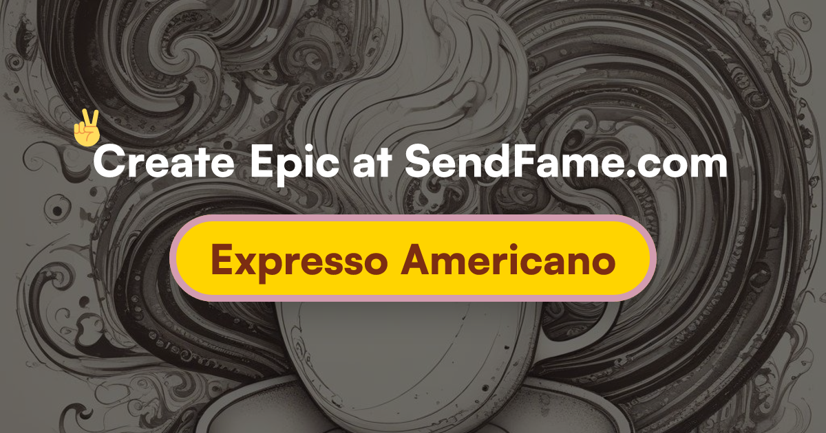 Expresso Americano | AI Music Generator Studio by SendFame