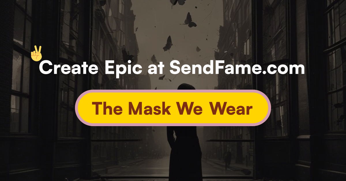 The Mask We Wear | AI Music Generator Studio by SendFame