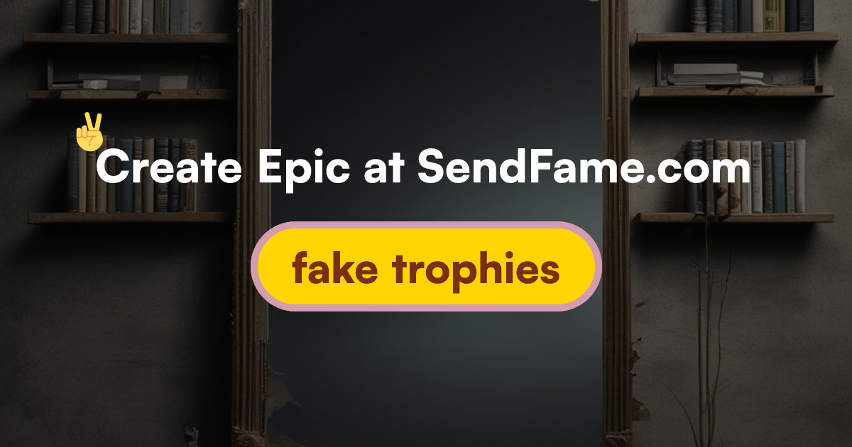 fake trophies | AI Music Generator Studio by SendFame