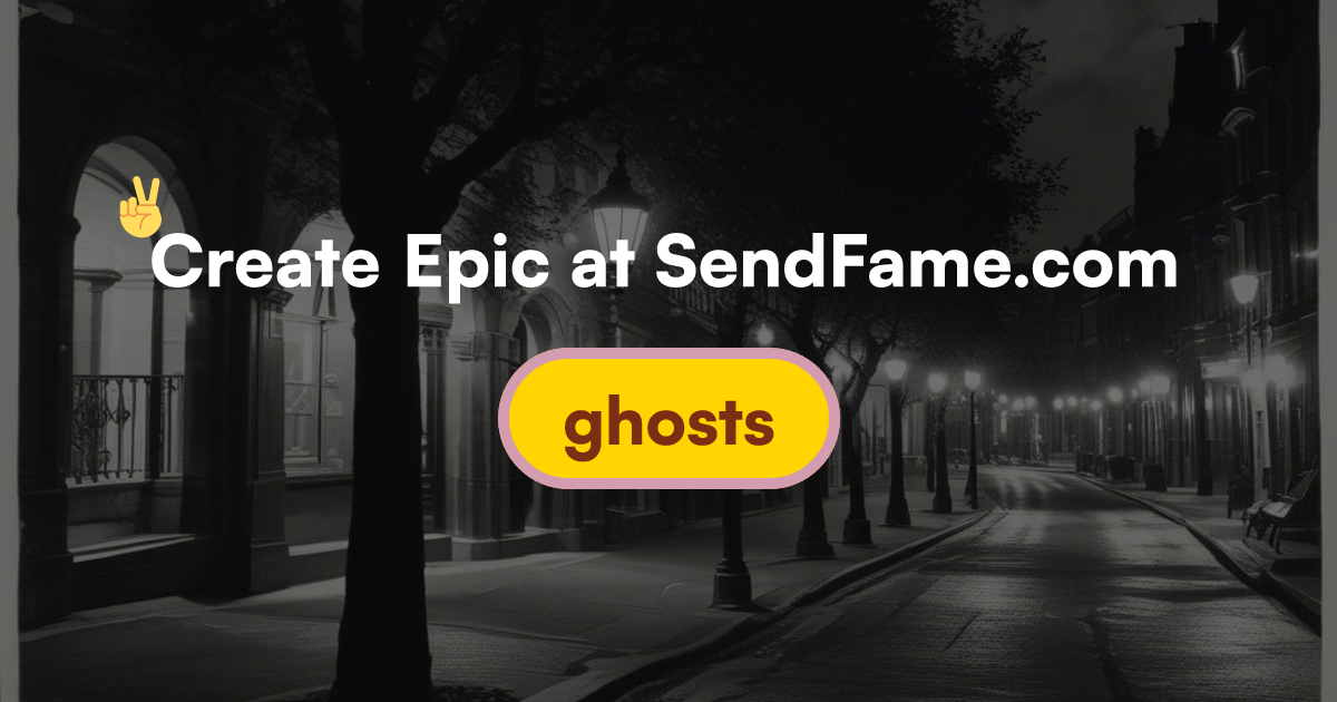 ghosts | AI Music Generator Studio by SendFame