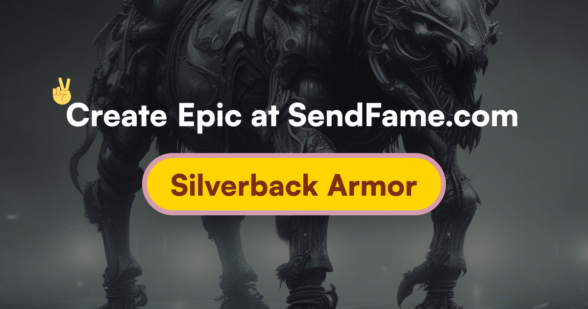 Silverback Armor | AI Music Generator Studio by SendFame