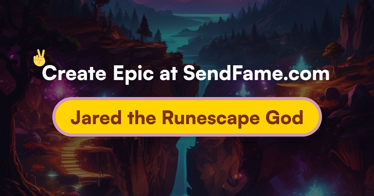 Jared the Runescape God | AI Music Generator Studio by SendFame