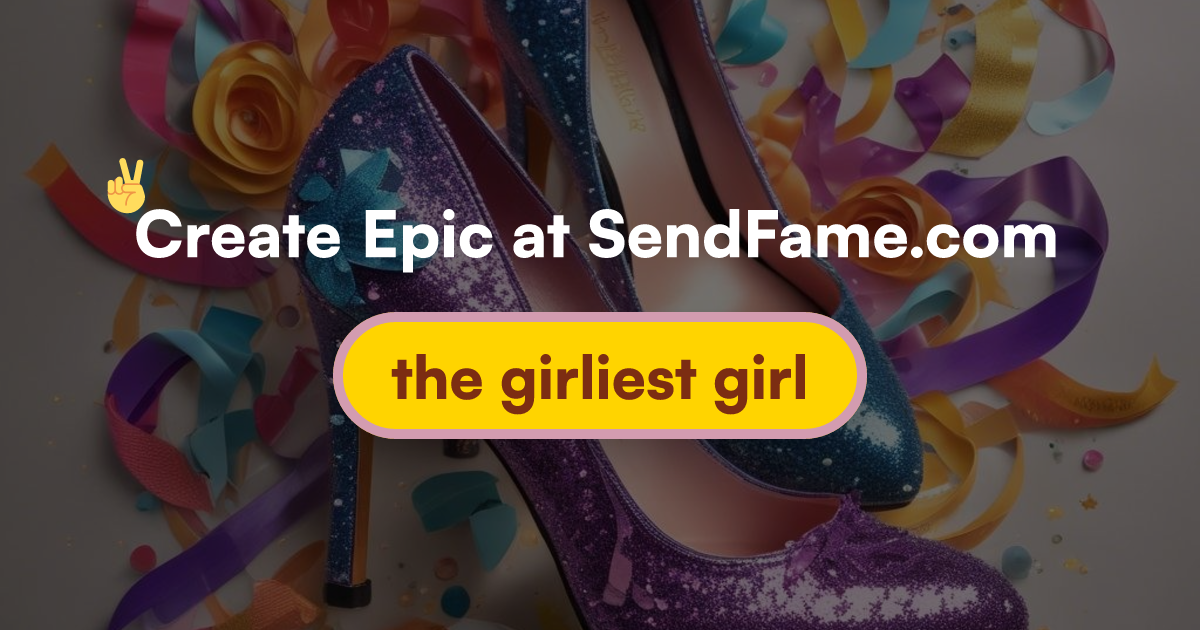 the girliest girl | AI Music Generator Studio by SendFame