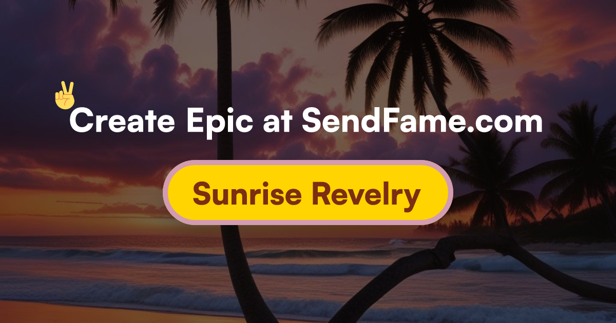 Sunrise Revelry | AI Music Generator Studio by SendFame