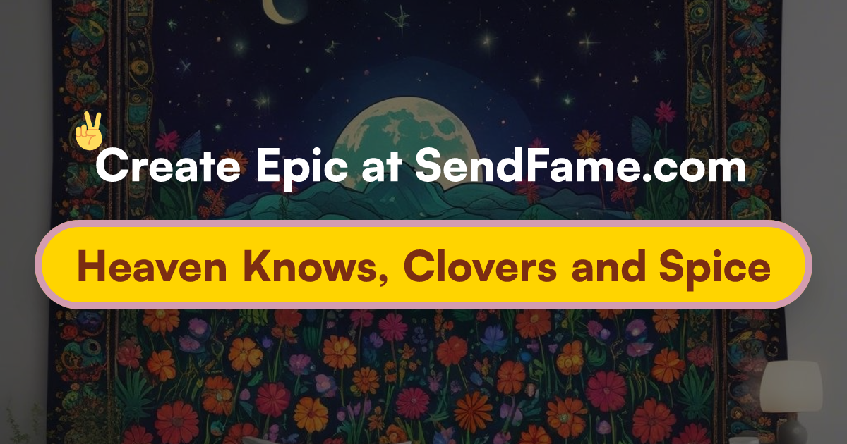 Heaven Knows, Clovers and Spice | AI Music Generator Studio by SendFame