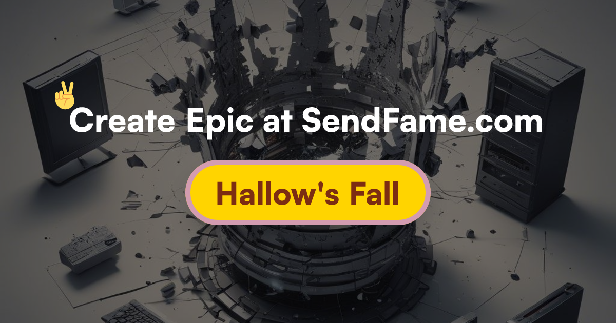 Hallow's Fall | AI Music Generator Studio by SendFame