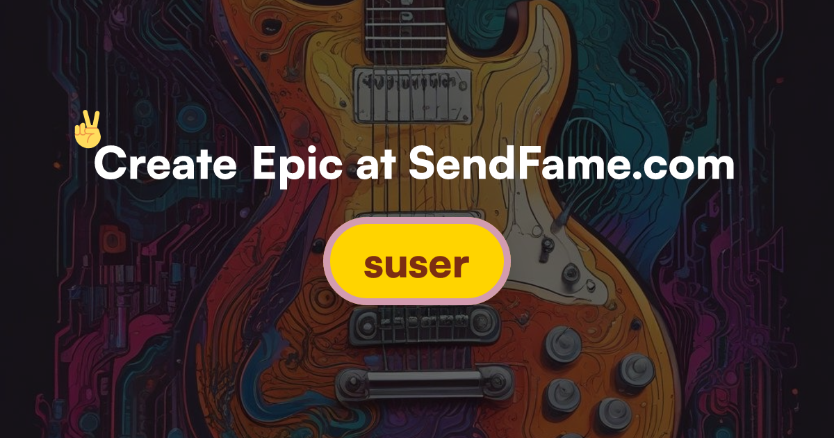 suser | AI Music Generator Studio by SendFame
