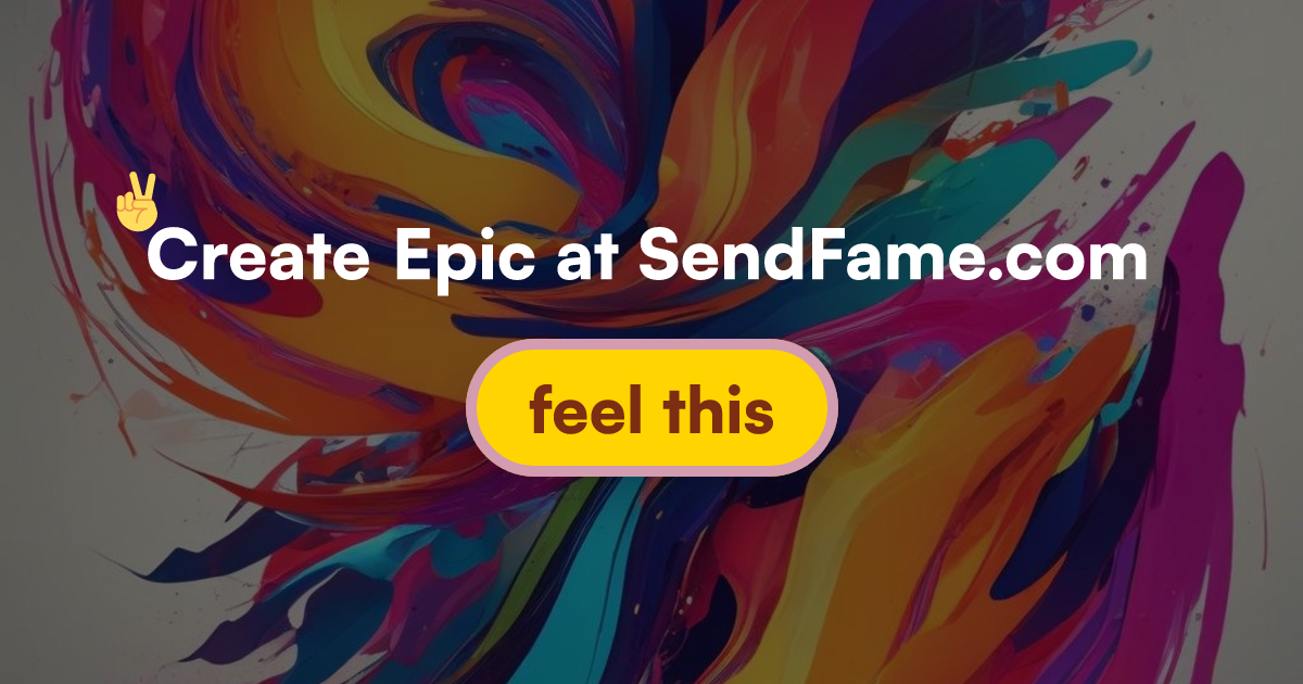 feel this | AI Music Generator Studio by SendFame