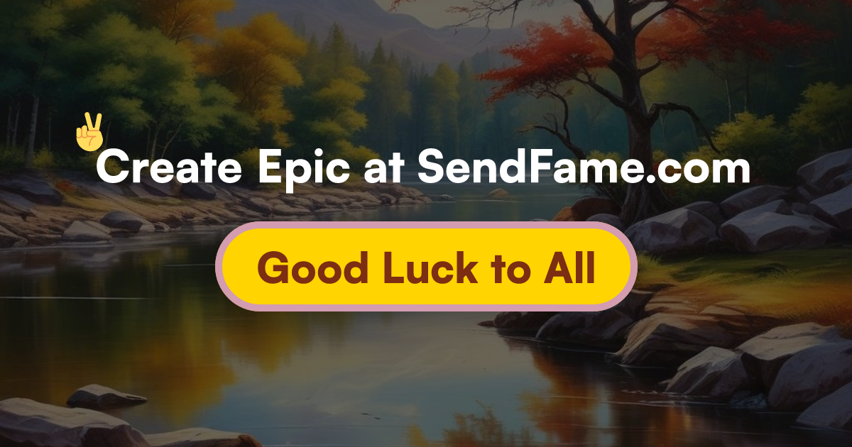 Good Luck to All | AI Music Generator Studio by SendFame