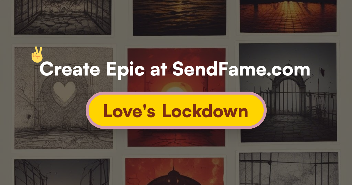 Love's Lockdown | AI Music Generator Studio by SendFame
