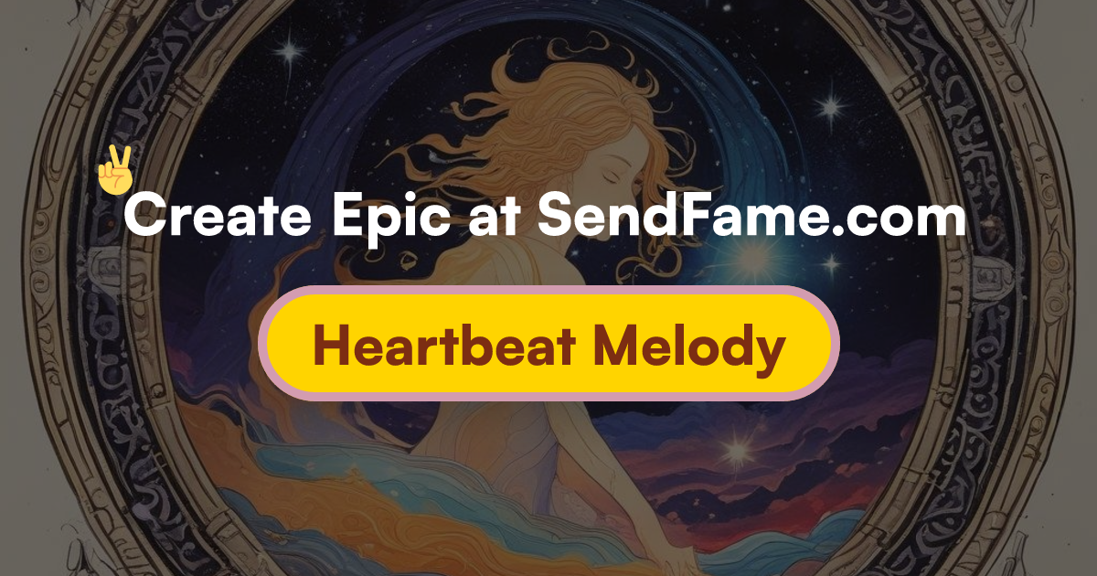 Heartbeat Melody | AI Music Generator Studio by SendFame