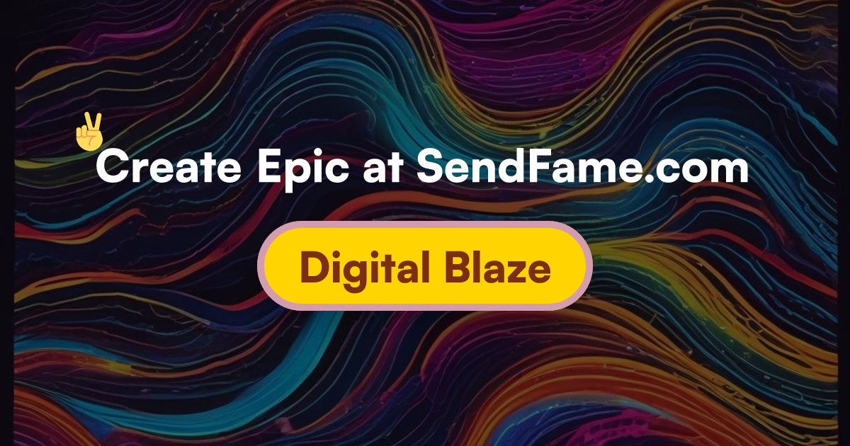 Digital Blaze | AI Music Generator Studio by SendFame