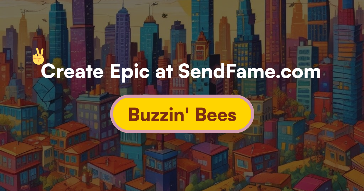 Buzzin' Bees | AI Music Generator Studio by SendFame