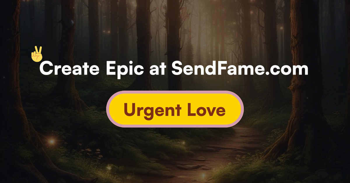 Urgent Love | AI Music Generator Studio by SendFame