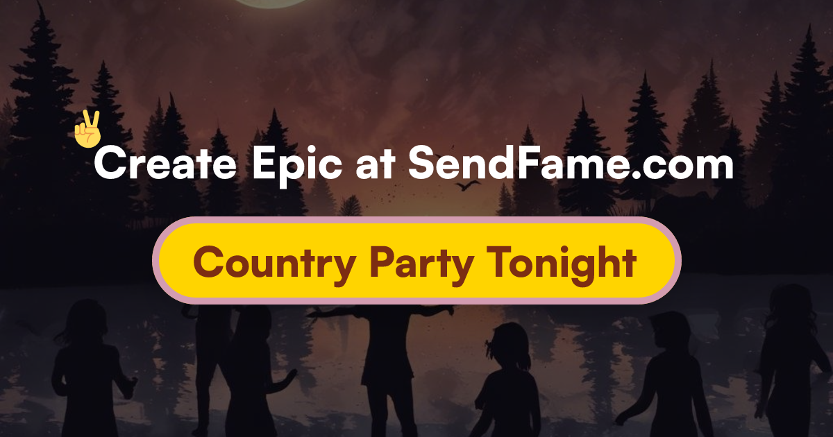 Country Party Tonight | AI Music Generator Studio by SendFame