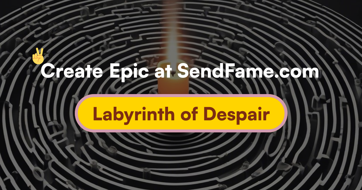 Labyrinth of Despair | AI Music Generator Studio by SendFame