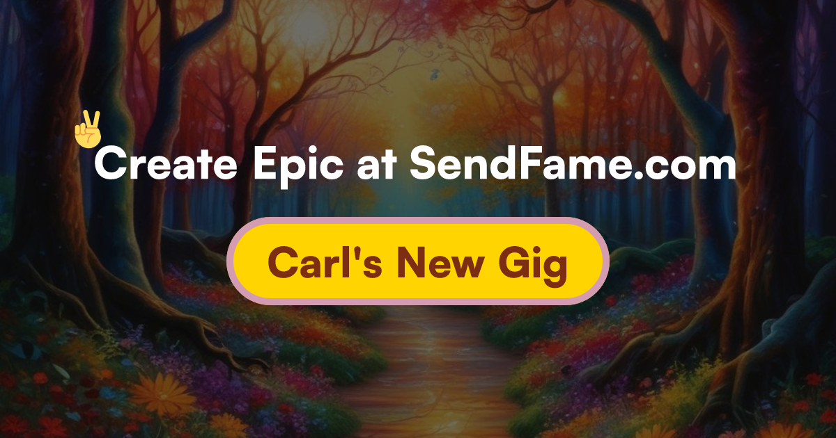 Carl's New Gig | AI Music Generator Studio by SendFame