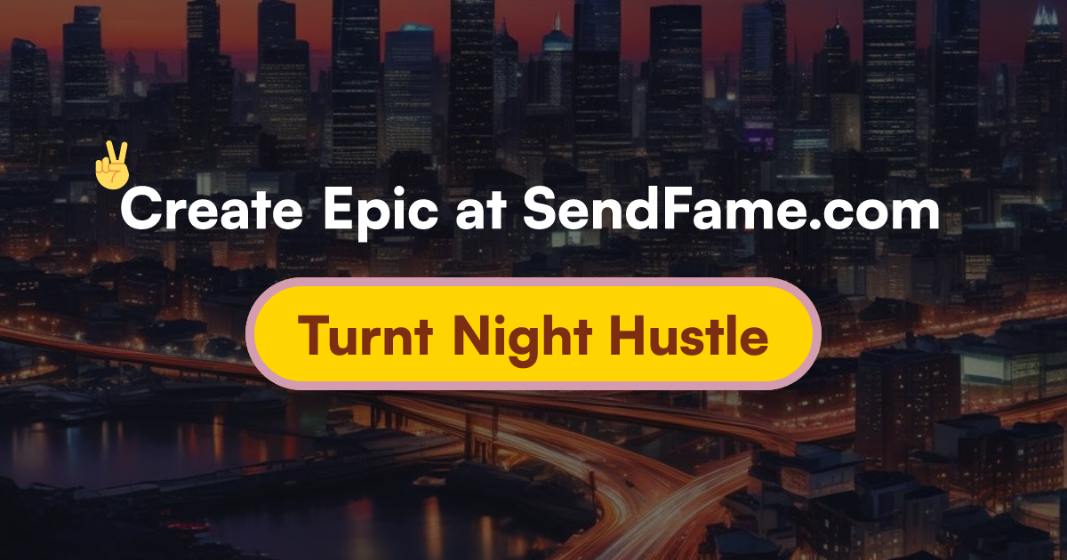 Turnt Night Hustle | AI Music Generator Studio by SendFame