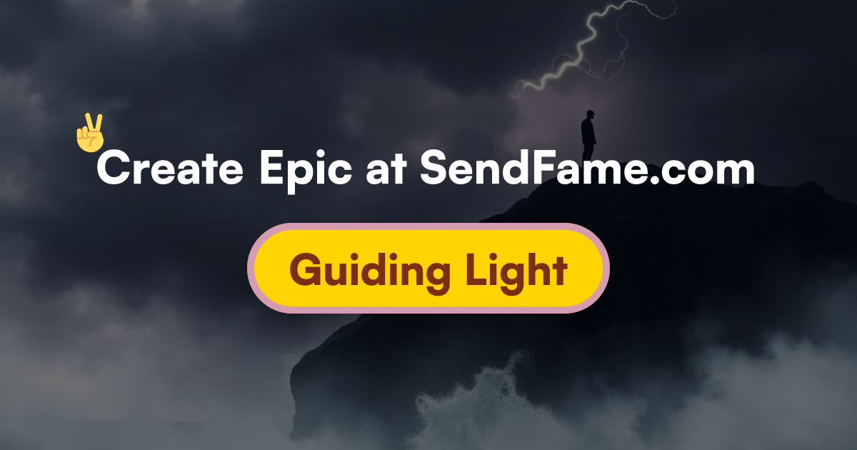 Guiding Light | AI Music Generator Studio by SendFame