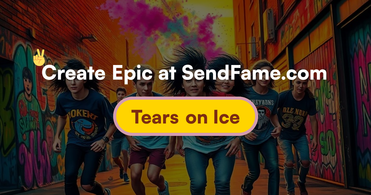 Tears on Ice | AI Music Generator Studio by SendFame