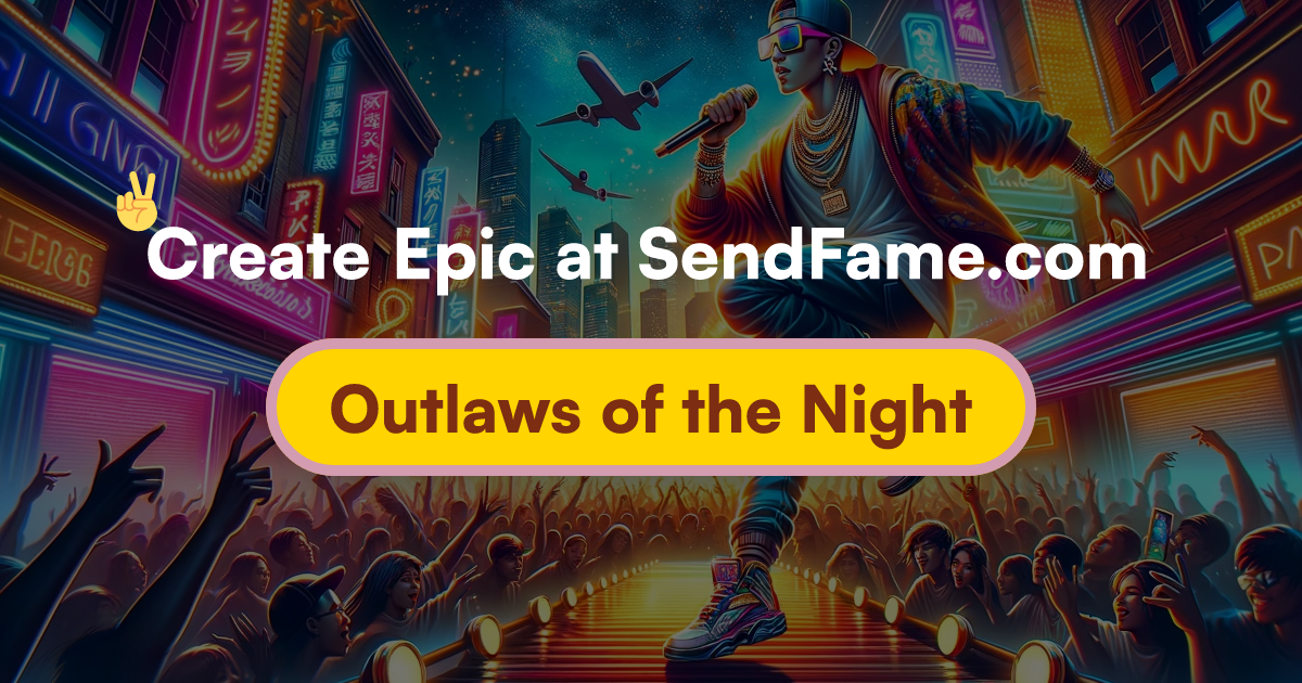 Outlaws of the Night | AI Music Generator Studio by SendFame
