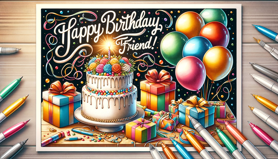 The Ultimate Happy Birthday Friend Wishes with Images | SendFame