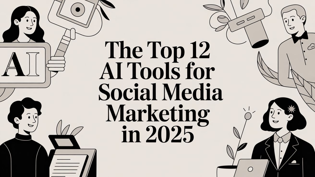 The Top 12 AI Tools for Social Media Marketing in 2025