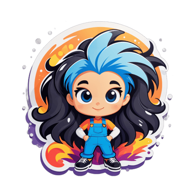 Cartoon Cartoon Stickers - AI Sticker Generator